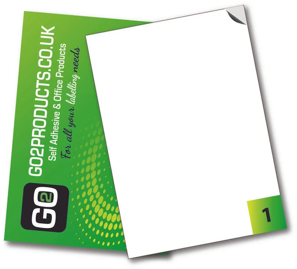 Opaque Blockout Labels (Paper) – Black Backing, A4 Sheets